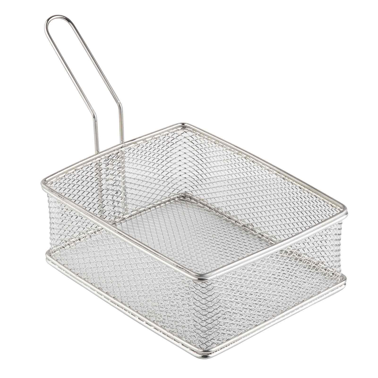 Large Rectangular Wire Serving Basket