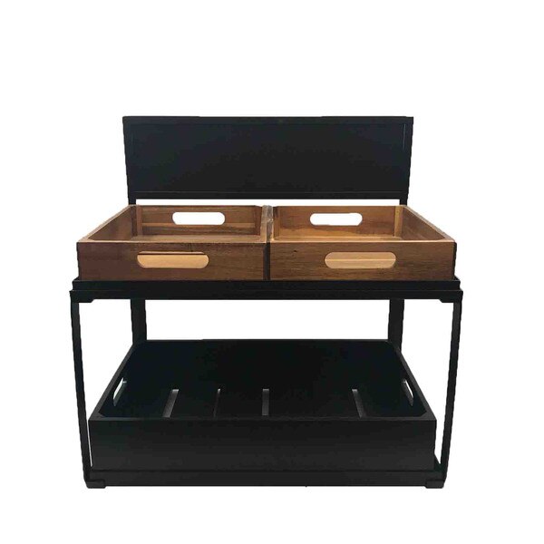 Two-Tiered Crate Frame Riser