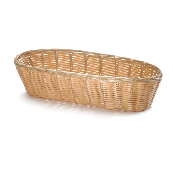 13" Oblong Natural Serving Basket
