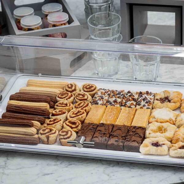 Rectangular Half Size Roll Top Display Cover