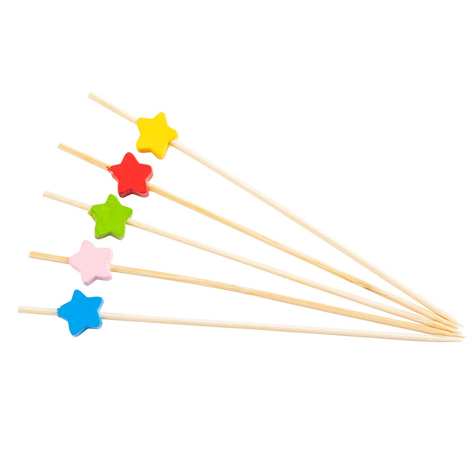 Decorative Picks, Stars, Pack of 100