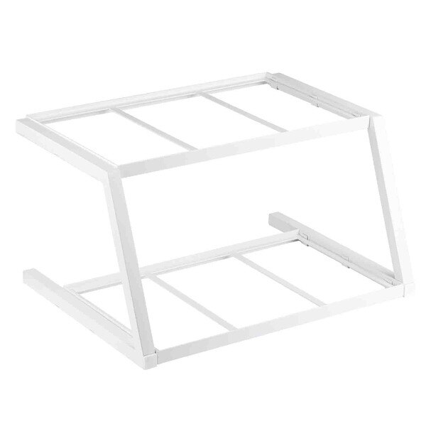 Large Grab & Go Two-Tiered Frame, White