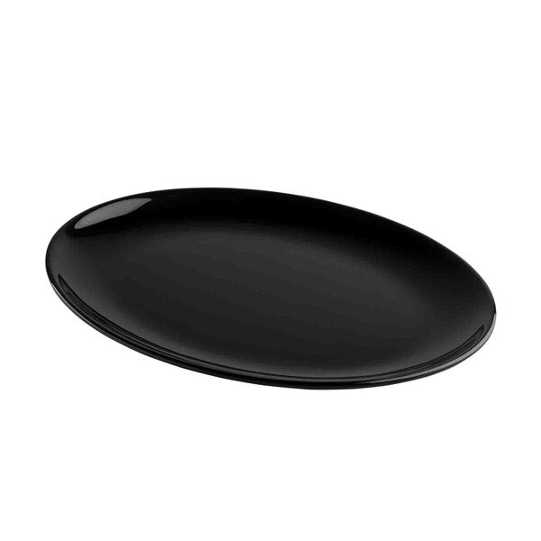 Sierra Melamine Collection™ 16" Oval Platter, Black