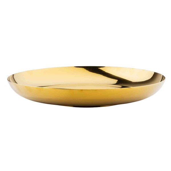 Large Gold Round Bowl
