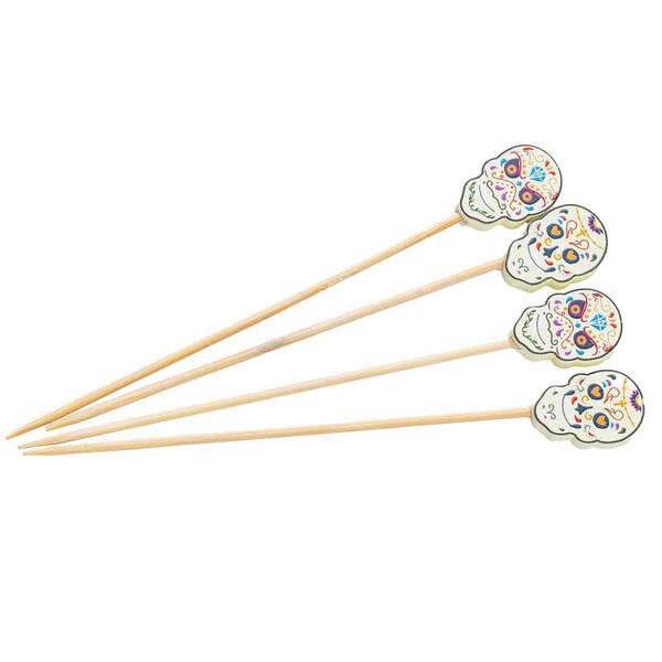 Day of the Dead Decorative Picks, Pack of 100