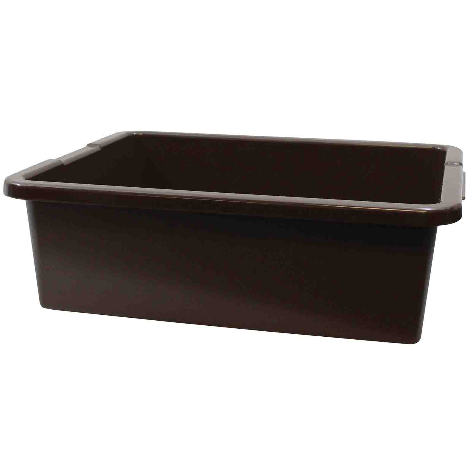 7" Heavy Duty Tote Box, Brown