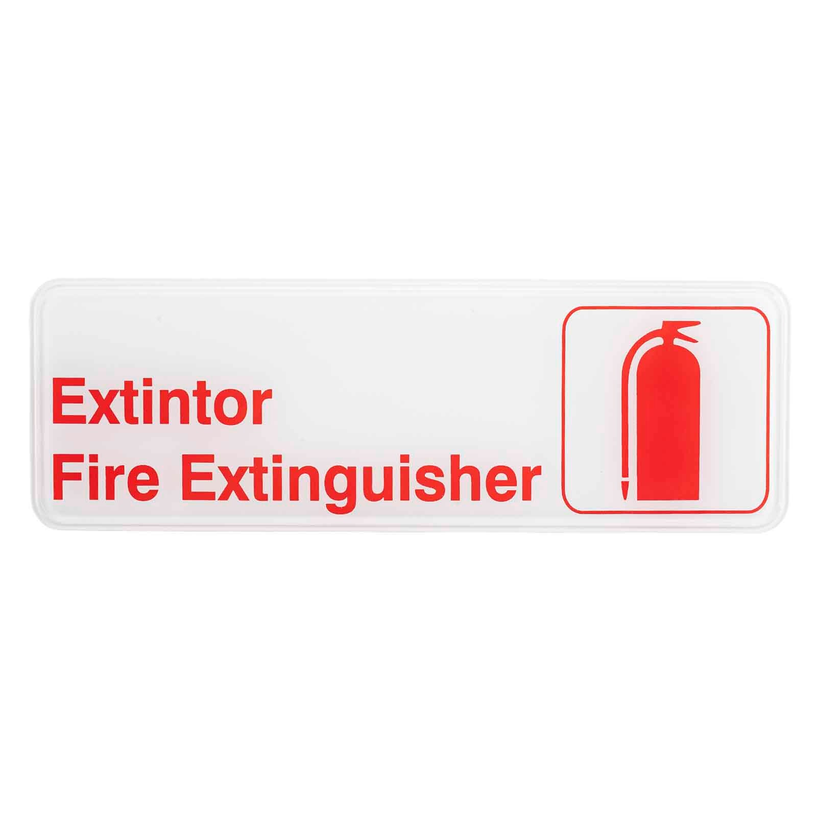 Rectangular Sign "Extintor/Fire Extinguisher"