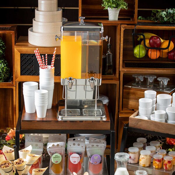 Rectangular Double Beverage Dispenser