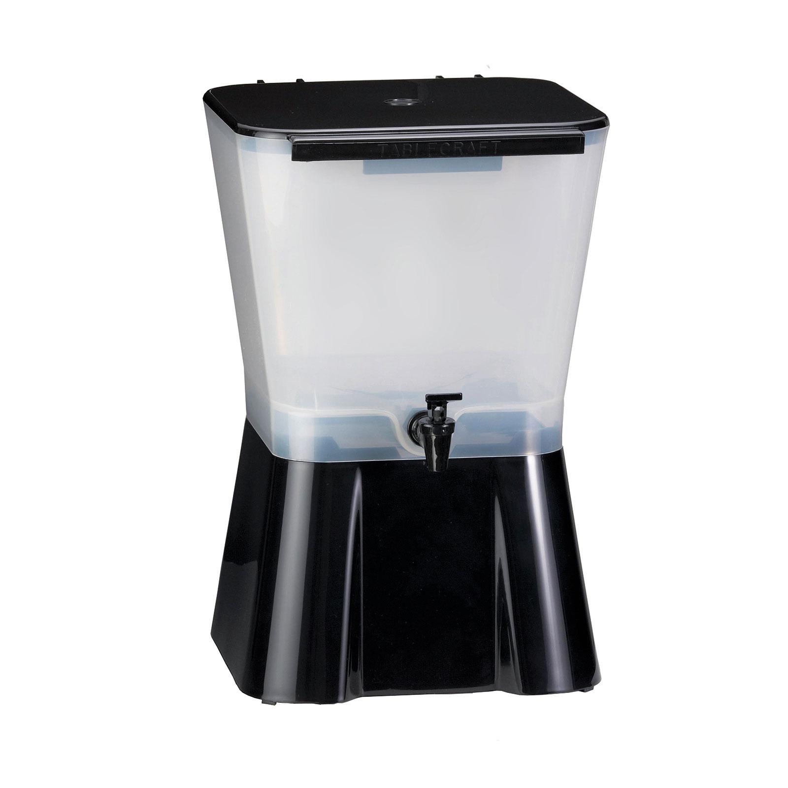 3 Gal Polypropylene Beverage Dispenser, Black