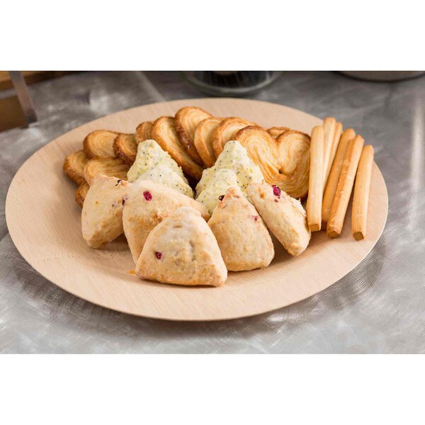 11" Round Bamboo Plate, 25 Per Pack