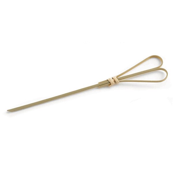 6" Bamboo Heart Loop Pick, Pack of 100