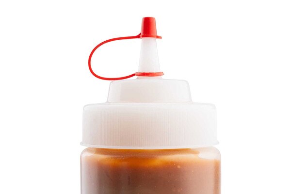 Sani-Cap™ Tethered Cap, Red