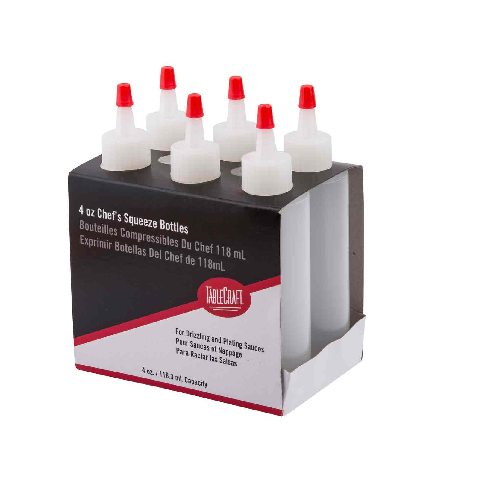 4 oz Chef's Squeeze Bottle - Pack of 6