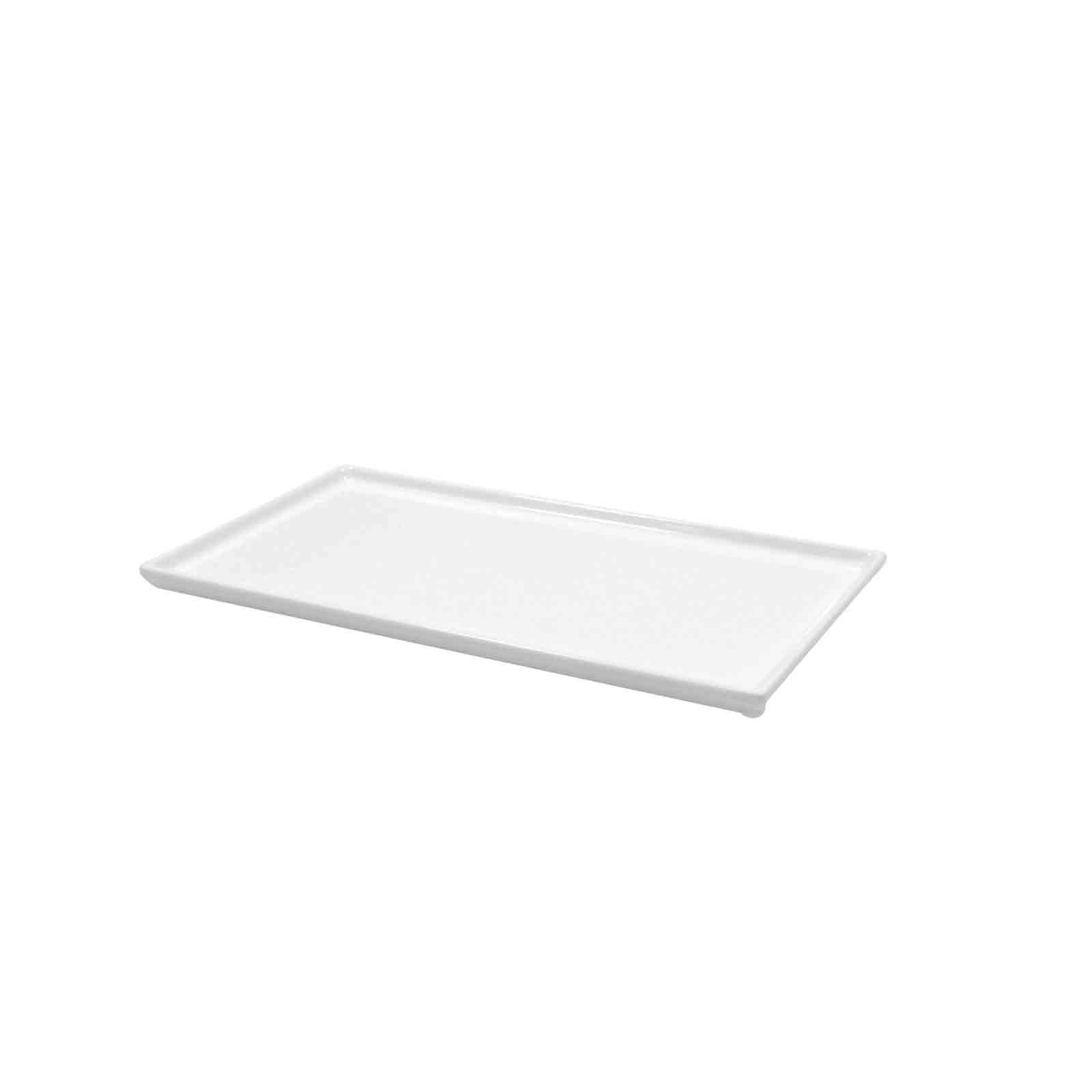 Third Size Food Tray White