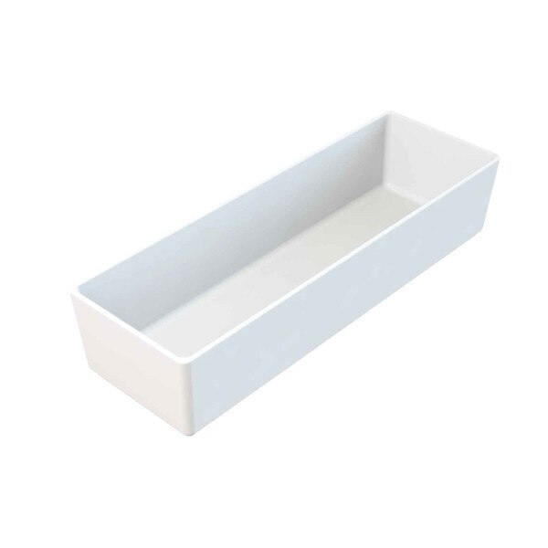 Contemporary Collection™ 2 3/8 qt Straight-Sided Rectangular Bowl White