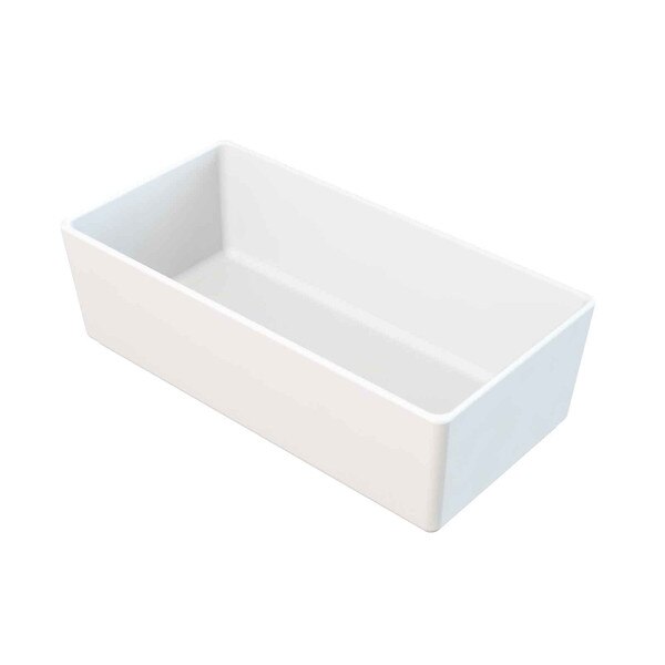 Contemporary Collection™ 2 qt Straight-Sided Rectangular Bowl White