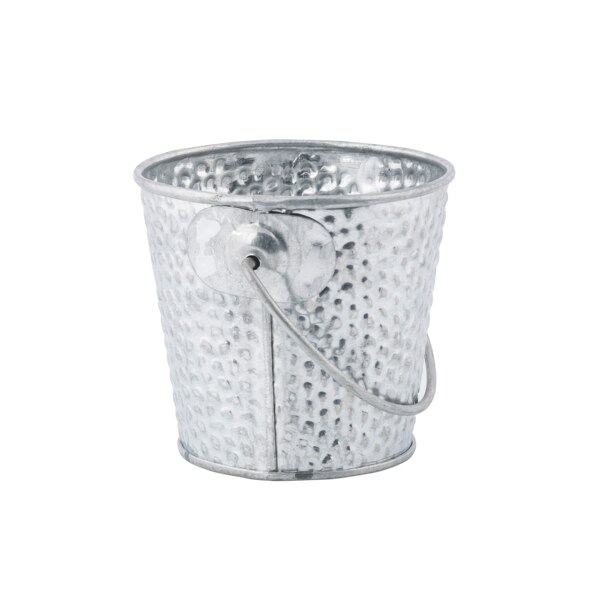 Galvanized Collection Small Pail With Handle