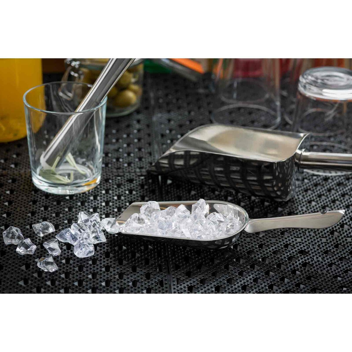 4 oz Stainless Steel Ice Scoop